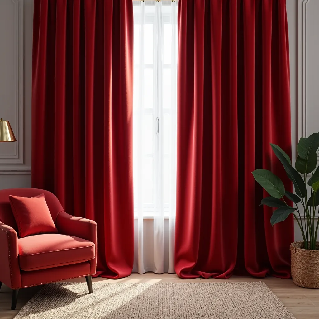 Red Curtains for Living Room: Elevate Your Space
